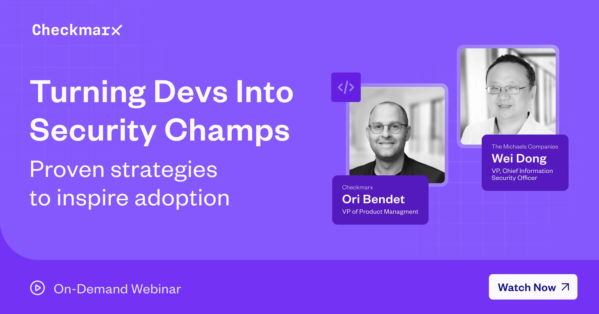 WEBINAR: Turning Devs Into Security Champs - Checkmarx