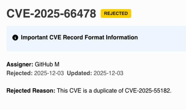 React2Shell (CVE-2025-55182) Deserialization to Remote Code Execution in React and Next.js ...